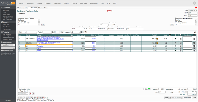 How to use the new CPO creation enhancements